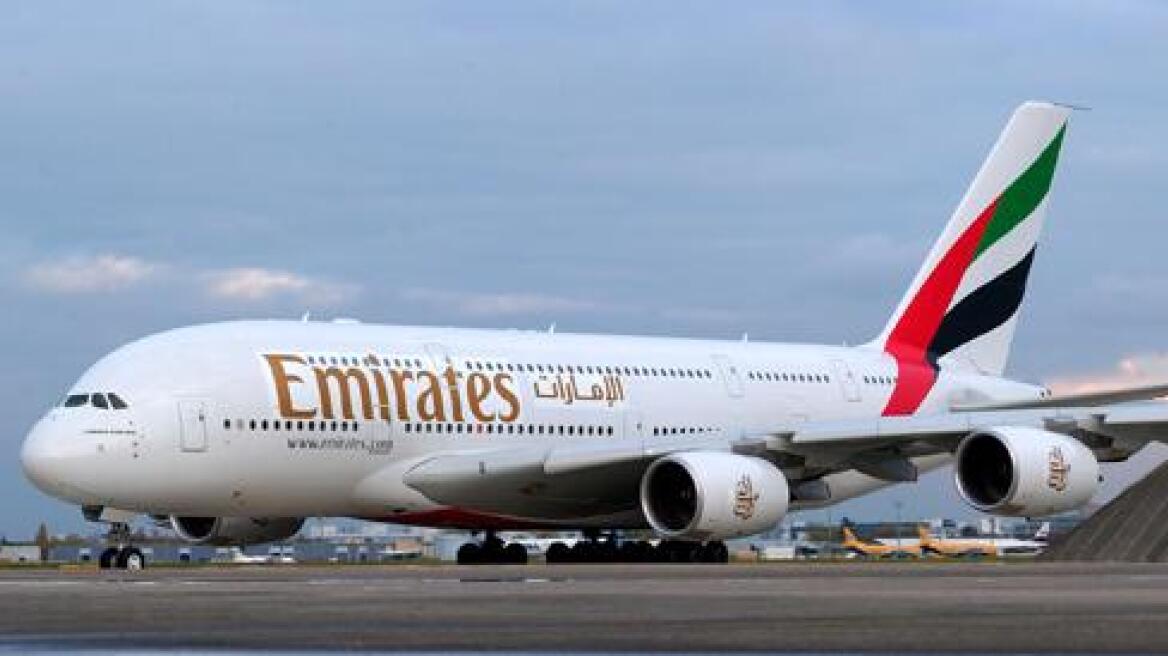 Έκτακτη προσγείωση αεροπλάνου της Emirates στο Ελ. Βενιζέλος