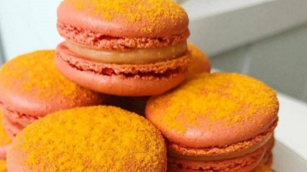 Macaron με γεύση γαριδάκια. Το είδαμε και αυτό...