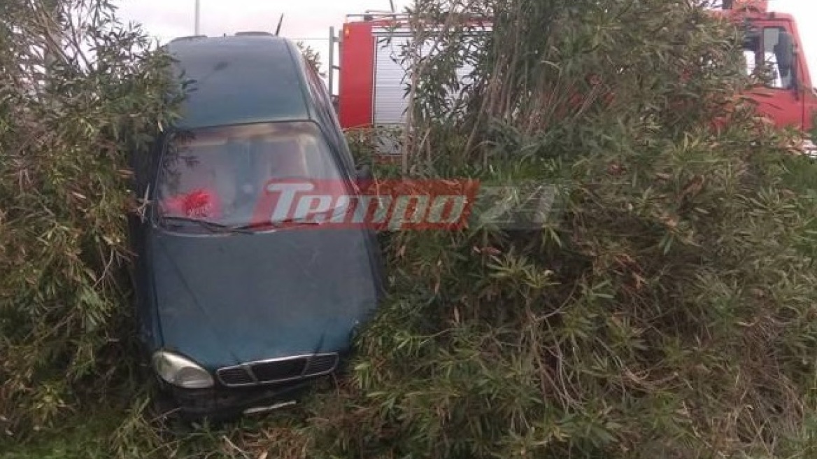 Τροχαίο στην Πατρών - Πύργου: Αυτοκίνητο με πενταμελή οικογένεια ...
