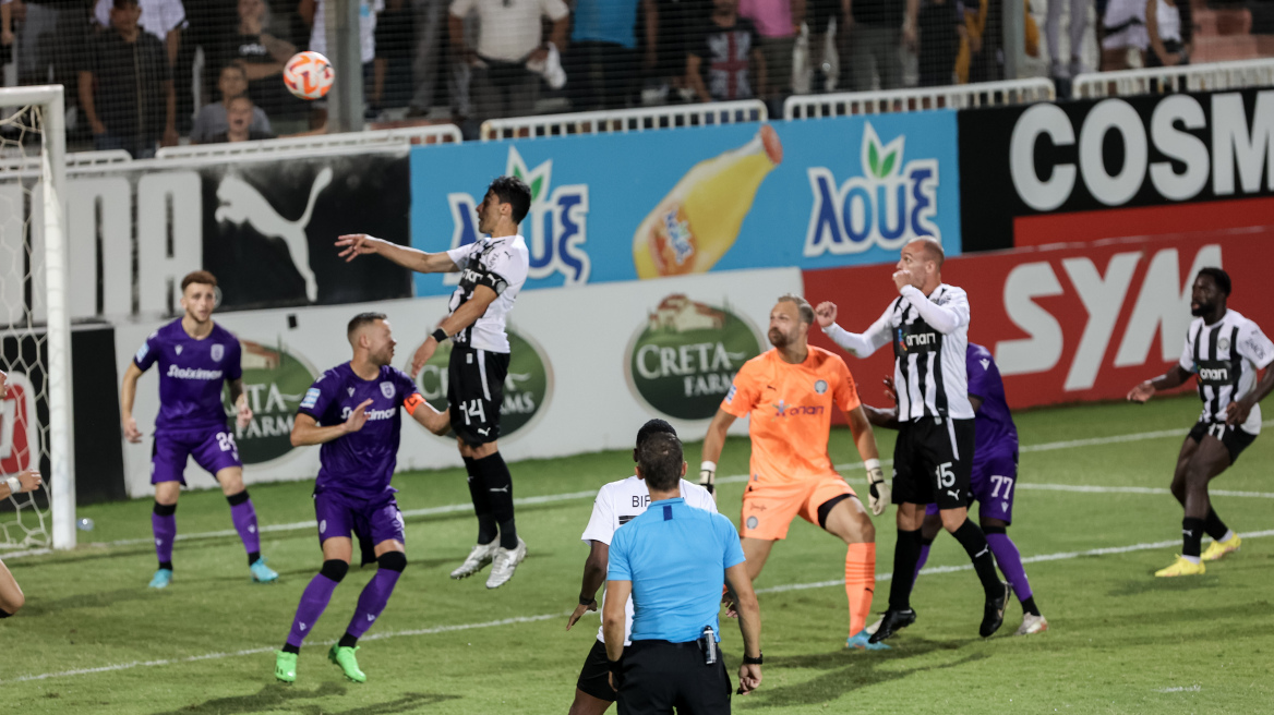Super League 1, ΟΦΗ-ΠΑΟΚ 1-1: Δικαιοσύνη στις καθυστερήσεις - Δείτε τα γκολ