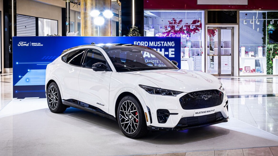 H νέα Ford Mustang Mach-E GT στο Golden Hall