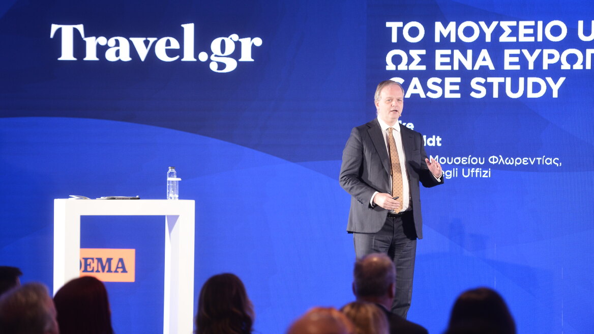 O Eike Schmidt στο συνέδριο του Travel.gr: Το Μουσείο Uffizi ως ένα ...