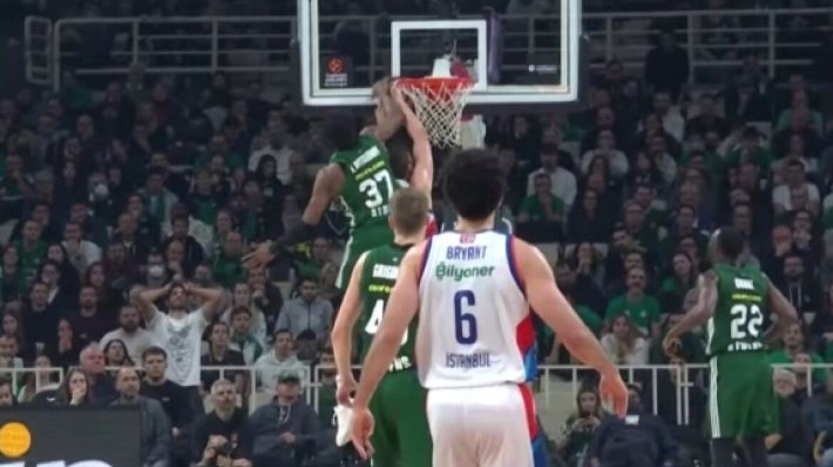 Euroleague: Στο Νο1 του top-10 της αγωνιστικής η τάπα του Αντετοκούνμπο