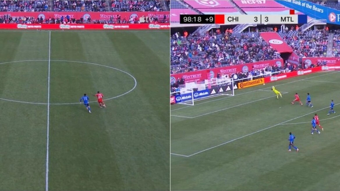 MLS: Ο άνεμος του Σικάγο «πέτυχε» το πιο ασύλληπτο buzzer beater νίκης στο 90+9'