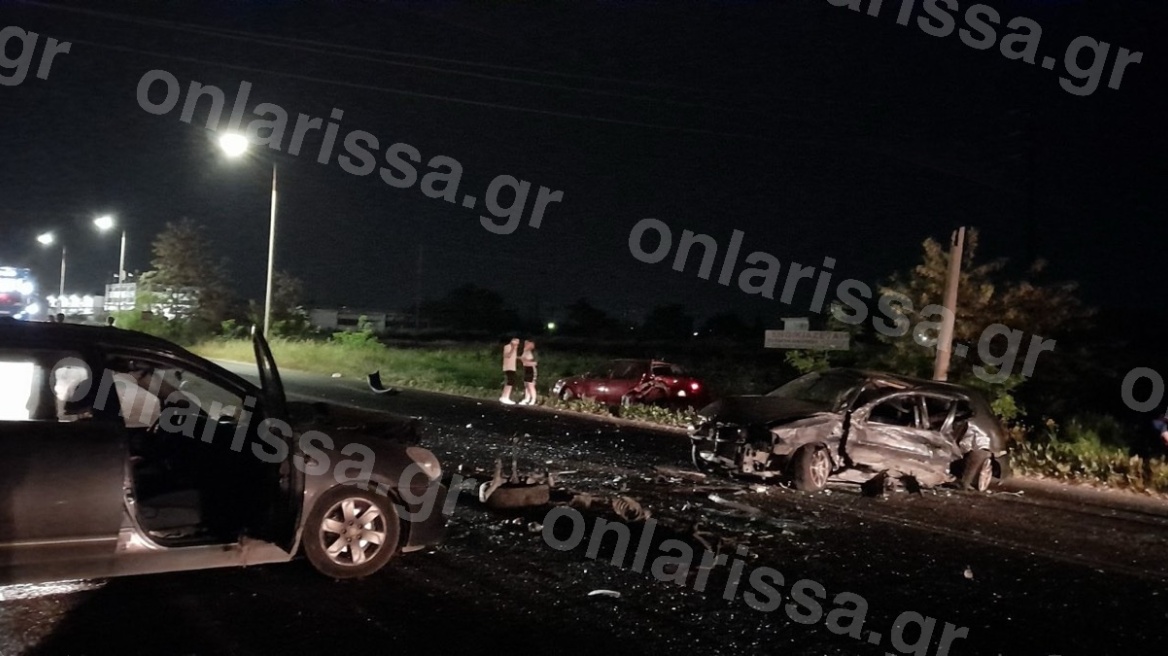 Τροχαίο με τέσσερις τραυματίες στην παλαιά εθνική οδό Λάρισας ...
