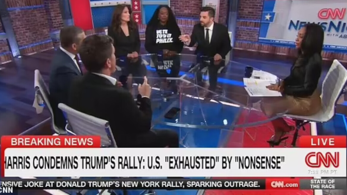 CNN: Τον έδιωξαν από πάνελ επειδή είπε σε φιλοπαλαιστίνιο «ελπίζω να μην εκραγεί ο βομβητής σου ...