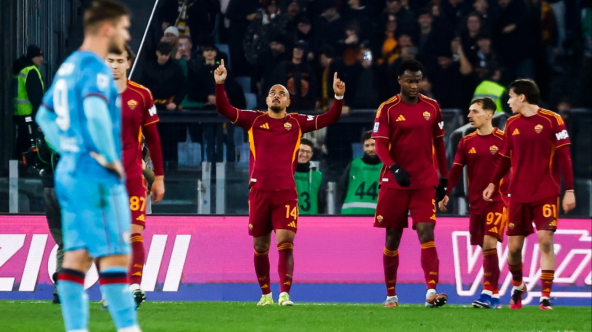 Serie A, Ρομα-Κάλιαρι 2-0: Ο Μάλεν αξιοποίησε το δώρο της Λάτσιο και οι ...