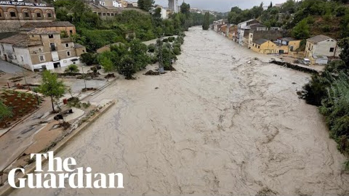 Οι πλημμύρες στην Ισπανία σε πέντε βίντεο: Πόλεις έγιναν «λίμνες» και ...