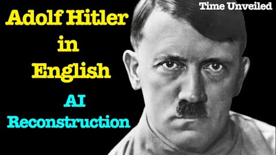 WebTV - Adolf Hitler in English AI Reconstruction