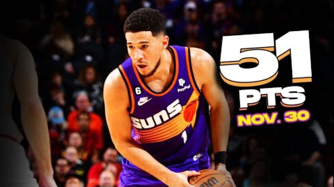 WebTV - Devin Booker ERUPTS For 51 Pts in 3 Quarters vs Bulls | Nov 30, 2022 | FreeDawkins