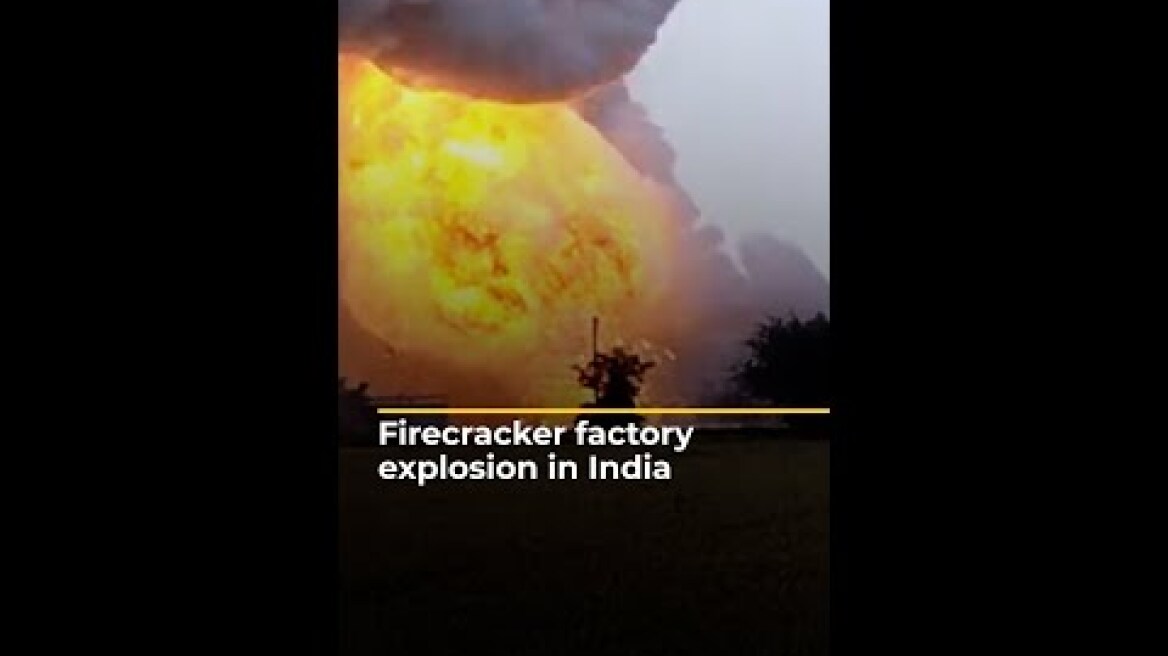 WebTV - Firecracker factory explosion in India
