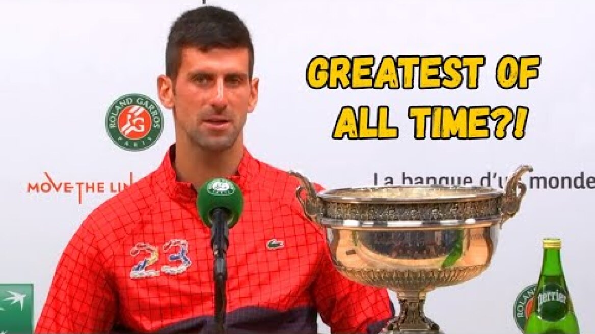 WebTV - Novak Djokovic was Asked If He is G.O.A.T... His Answer is...