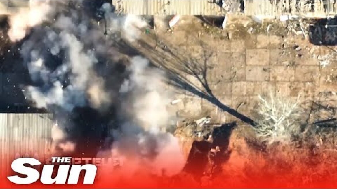 WebTV - Ukrainian artillery blow up Wagner Group platoon in huge blast in Bakhmut