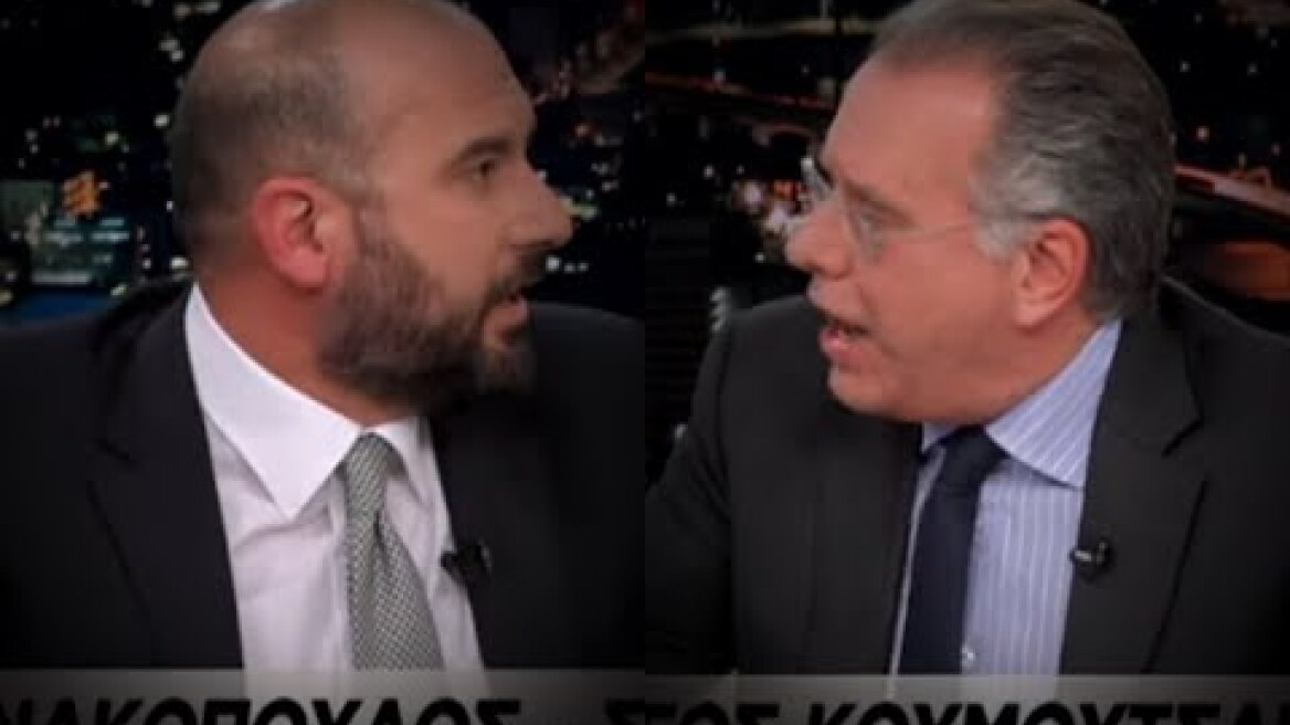 WebTV - Χαμός στο Kontra24 για τις παρακολουθήσεις: "Αρπάχτηκαν" Κουμουτσάκος - Τζανακόπουλος