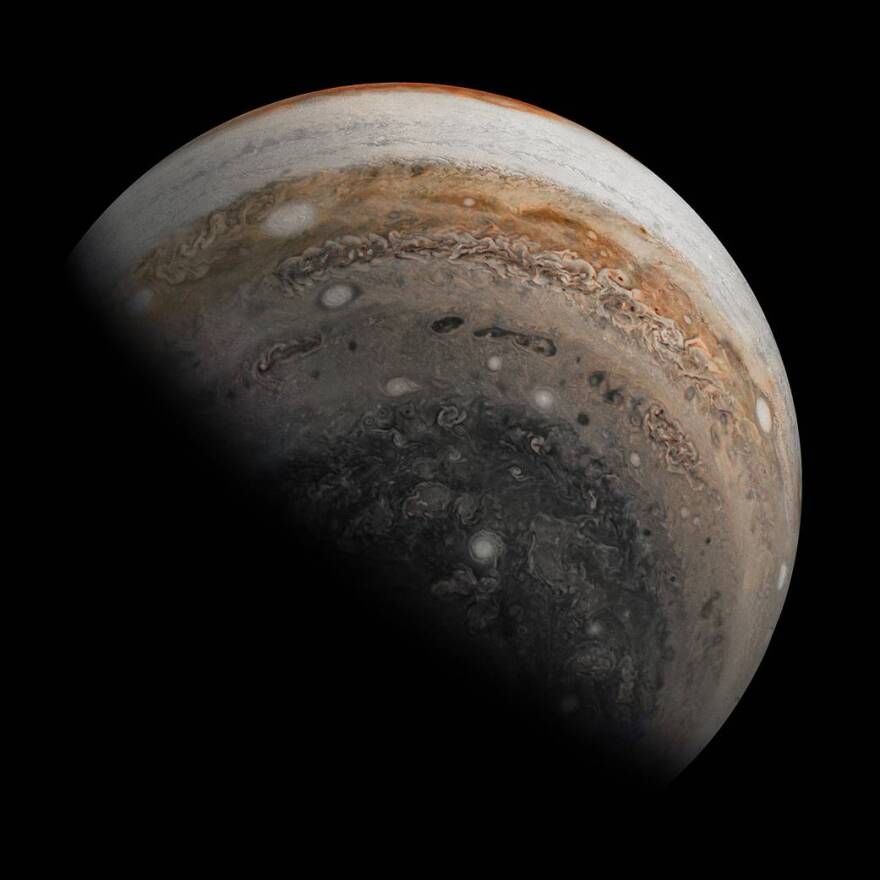 NASA: Εκπληκτική φωτογραφία του πλανήτη Δία από το Juno