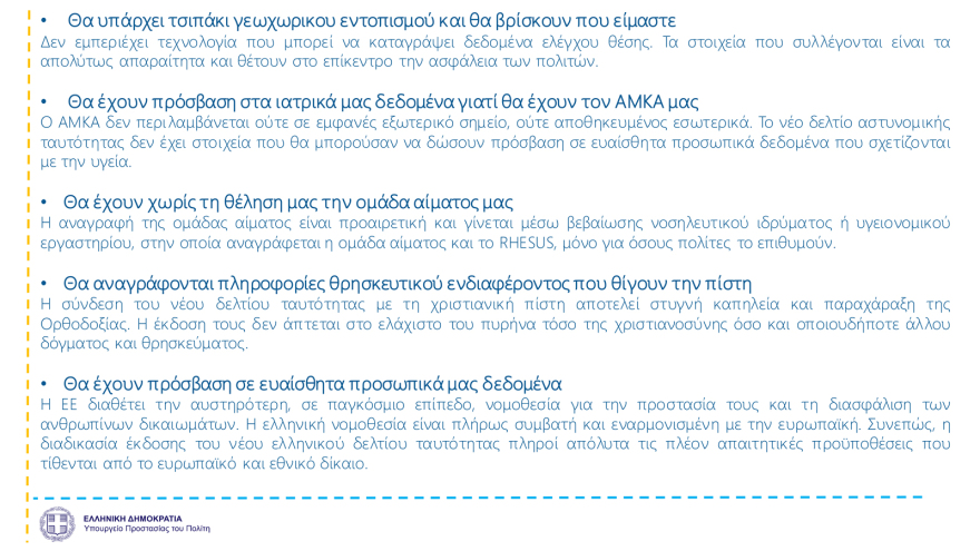 Αστυνομική ταυτότητα: Πότε ξεκινά η έκδοση, πόσο θα κοστίζει, πότε ...