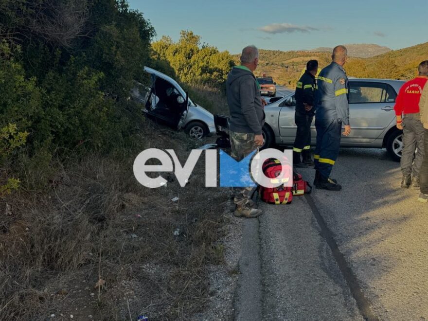 Σοβαρό τροχαίο στην Εύβοια: Δύο ΙΧ συγκρούστηκαν πλαγιομετωπικά - Στο ...