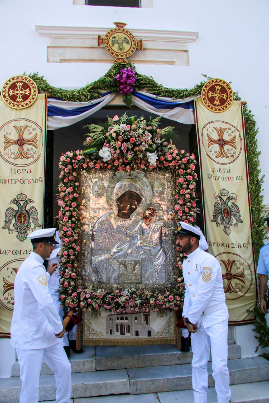 Με λαμπρότητα ο εορτασμός της Κοίμησης της Θεοτόκου στην Παναγία την ...