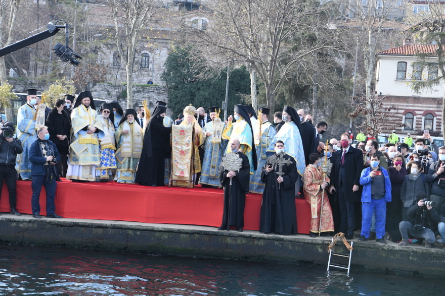 Με μεγαλοπρέπεια ο εορτασμός των Θεοφανείων στο Φανάρι - Φωτογραφίες