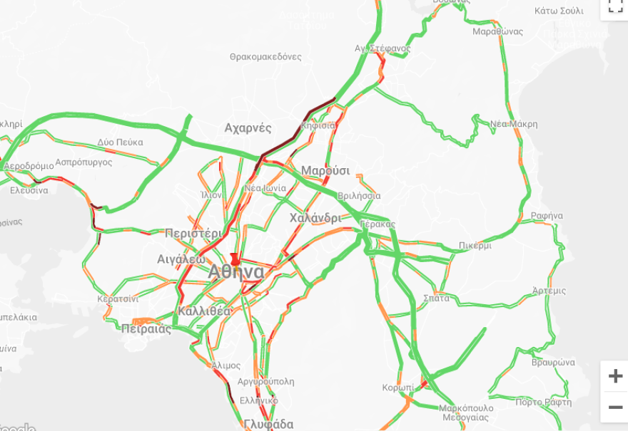 Αττική Οδός: Καθυστερήσεις στην έξοδο για Πειραιά στο ρεύμα προς ...
